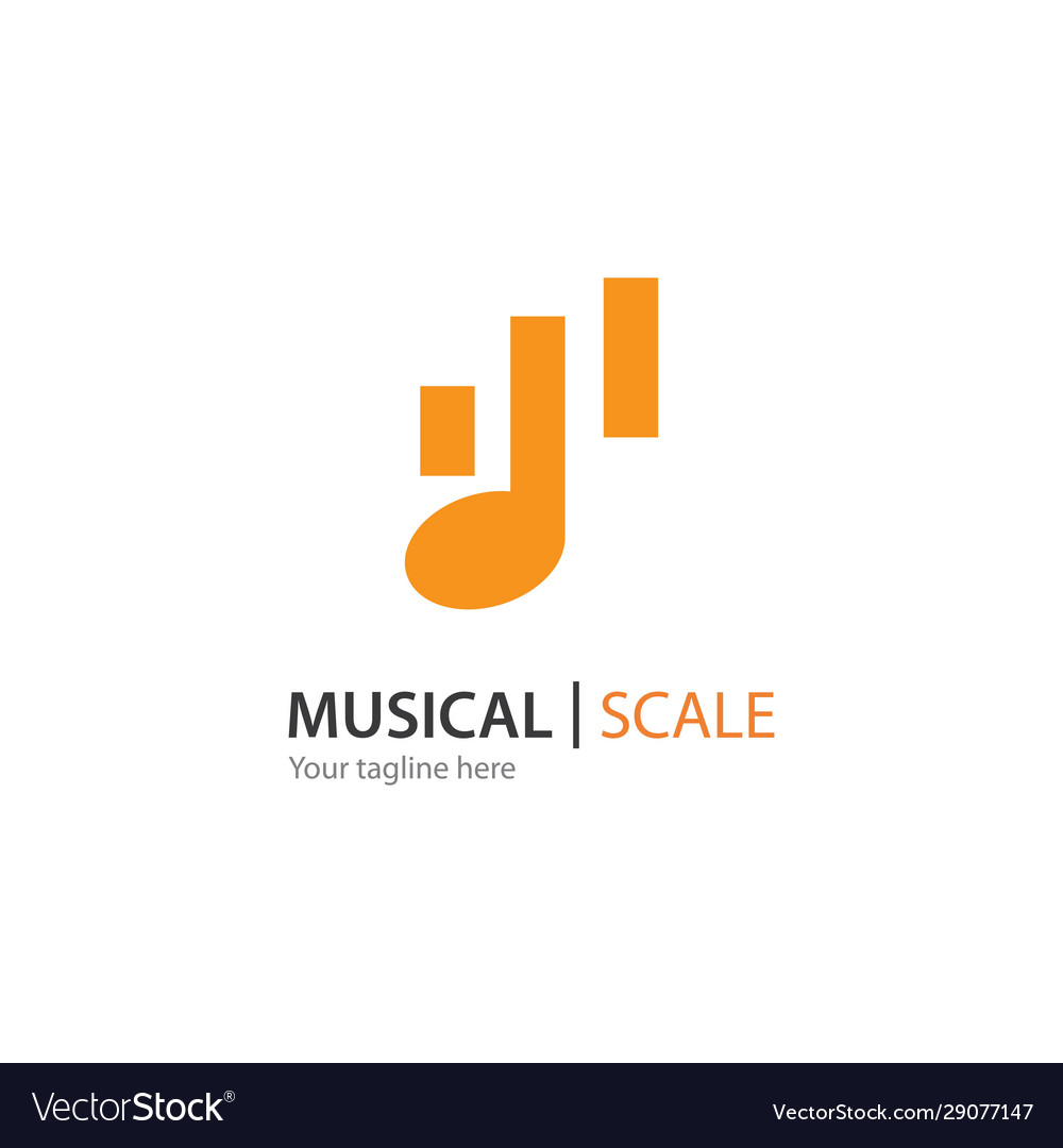 Music note logo Royalty Free Vector Image - VectorStock