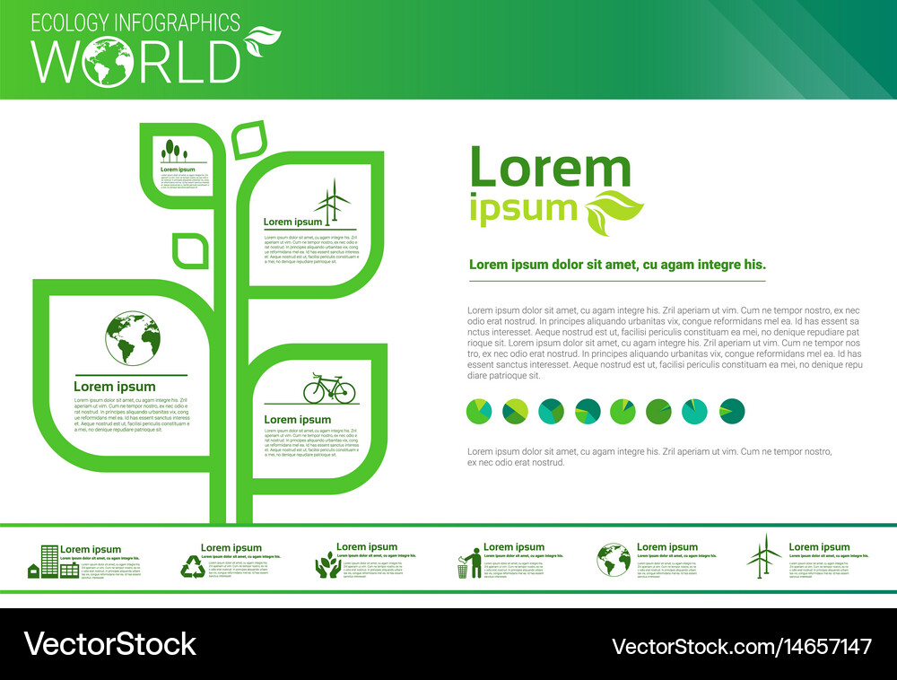 World environmental protection green energy Vector Image