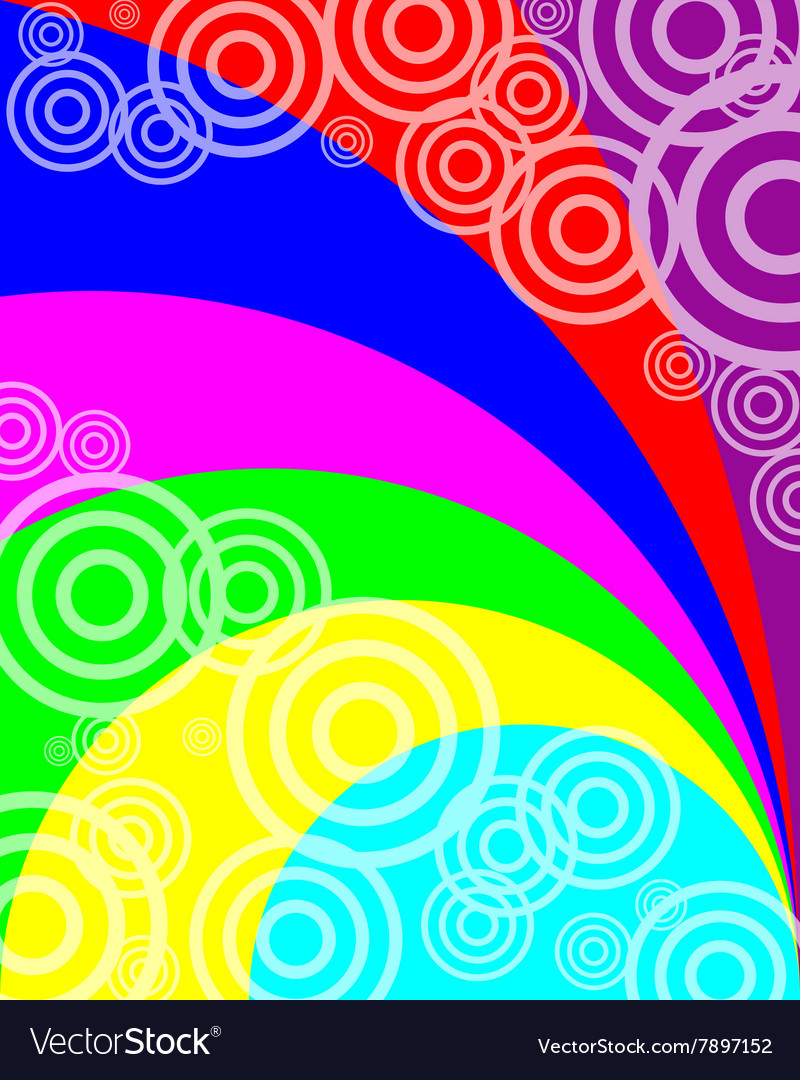 Abstract rainbow background Royalty Free Vector Image