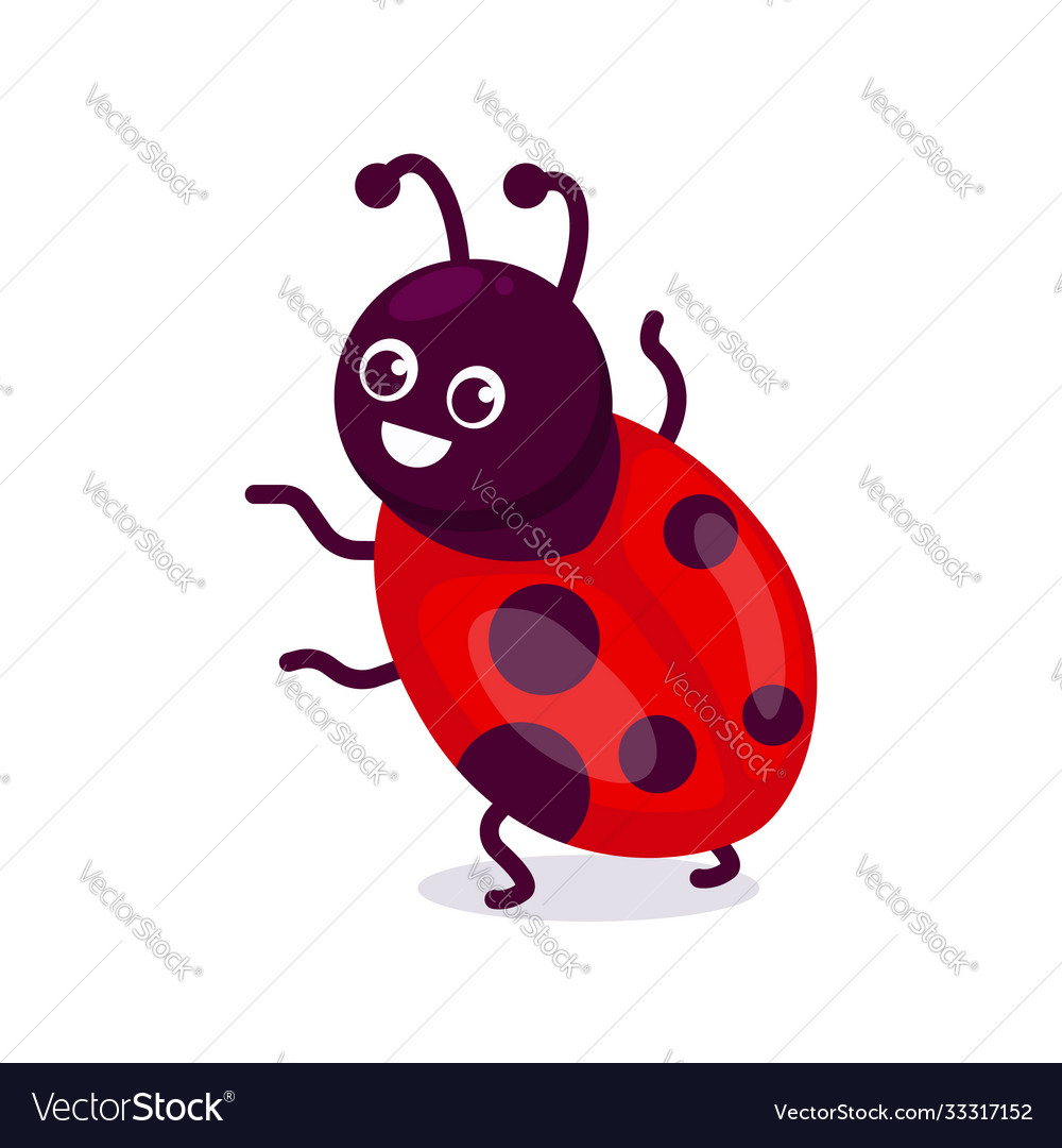 Cute ladybug Royalty Free Vector Image - VectorStock