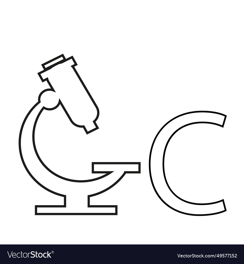 Letter c Royalty Free Vector Image - VectorStock