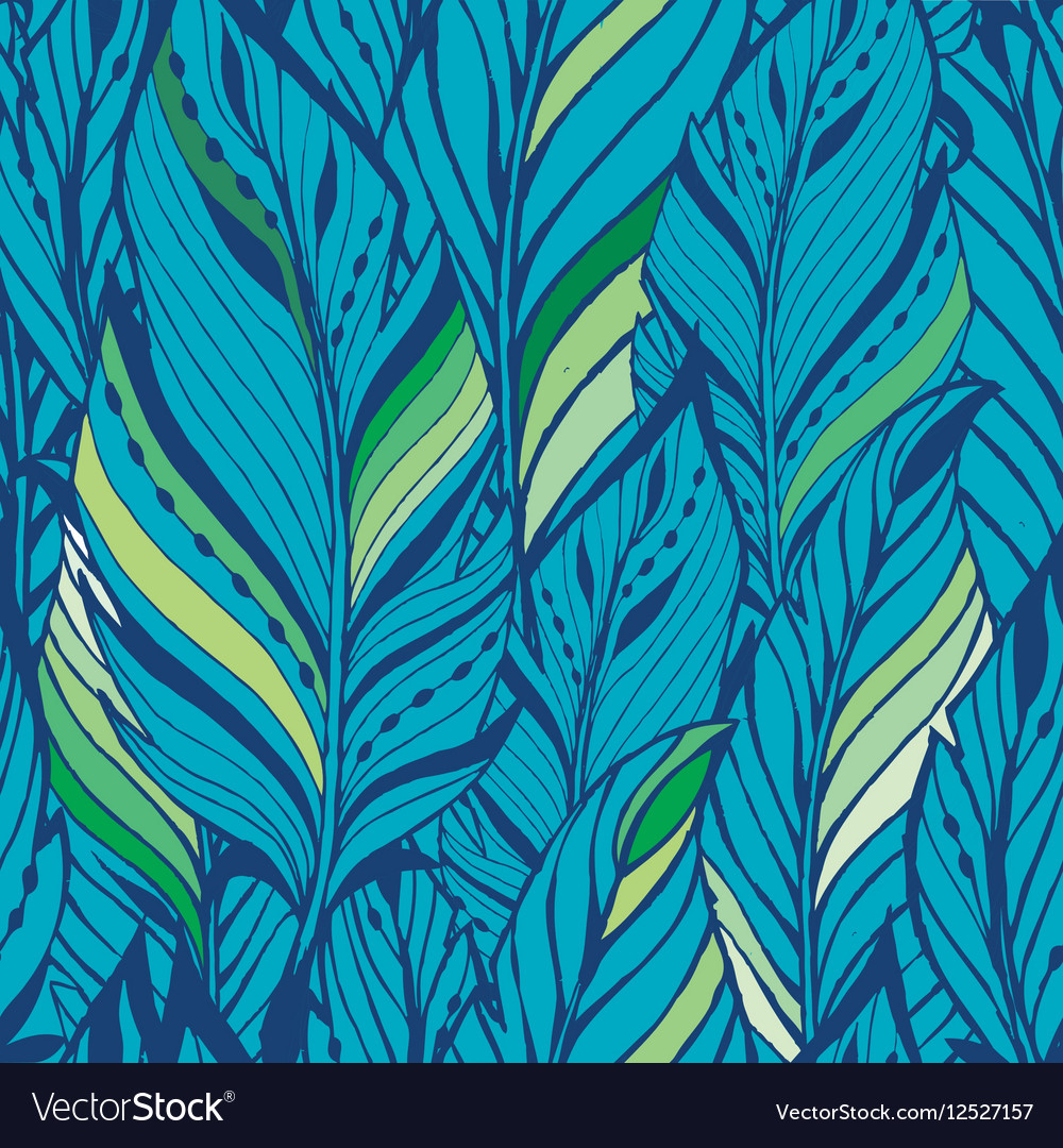 Texture with feathers Royalty Free Vector Image