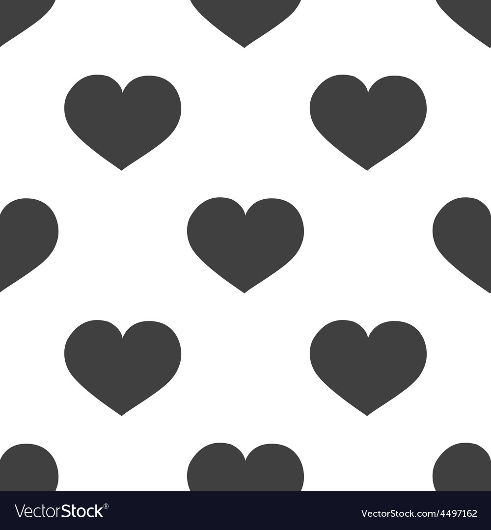 Heart seamless pattern Royalty Free Vector Image