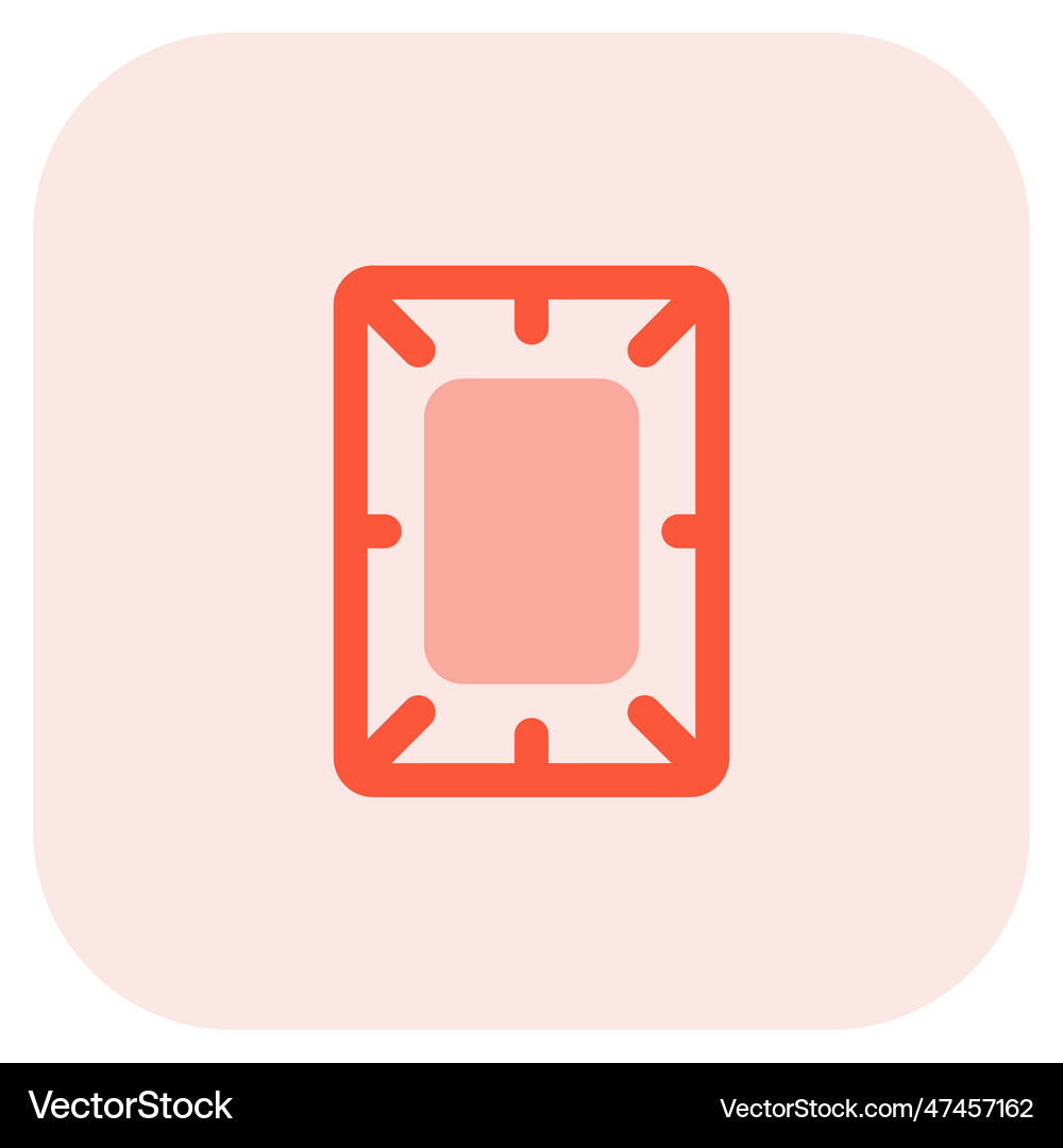 Minimal design picture frame for living space Vector Image