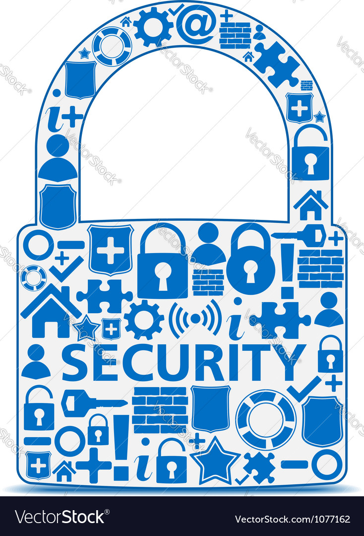 Security concept Royalty Free Vector Image - VectorStock