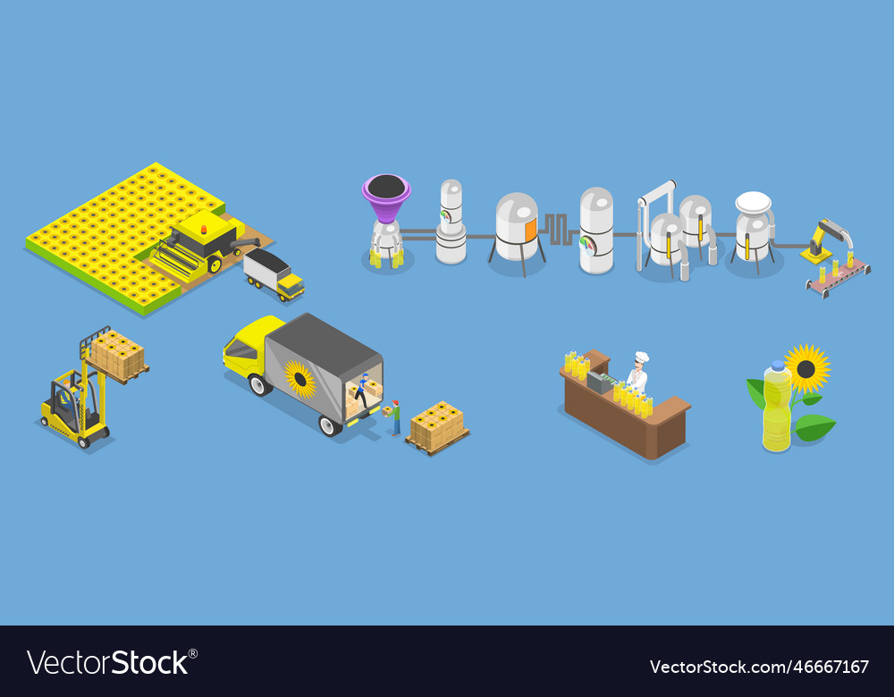 3d isometric flat conceptual Royalty Free Vector Image