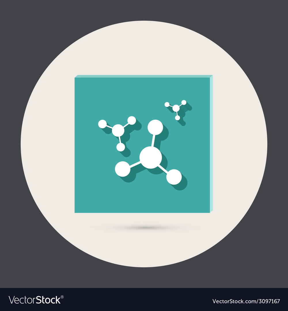Atom molecule Royalty Free Vector Image - VectorStock