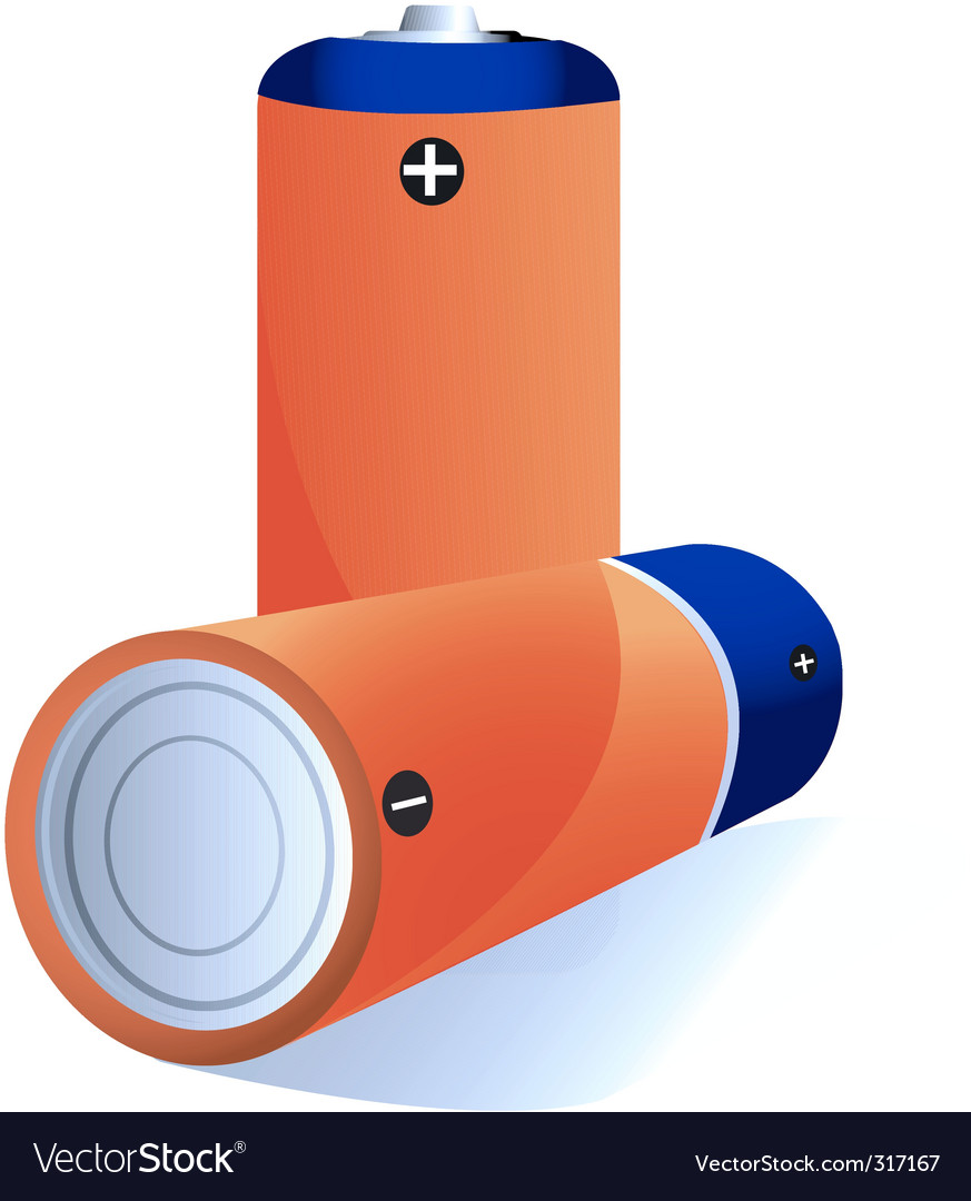 Battery cells Royalty Free Vector Image - VectorStock