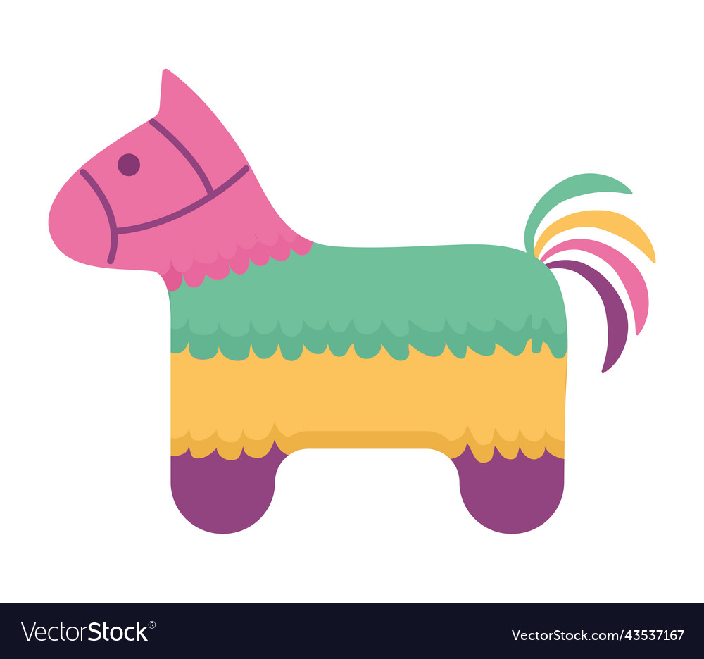 Colored pinata design Royalty Free Vector Image
