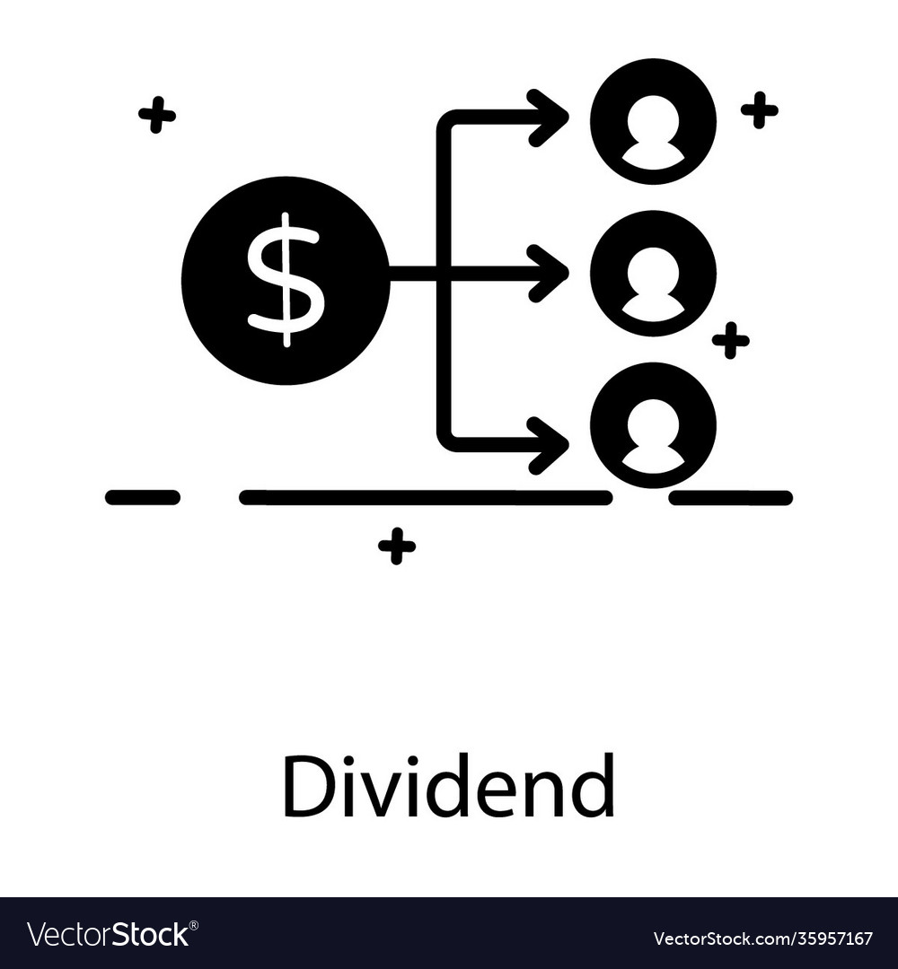 Dividend Royalty Free Vector Image - VectorStock