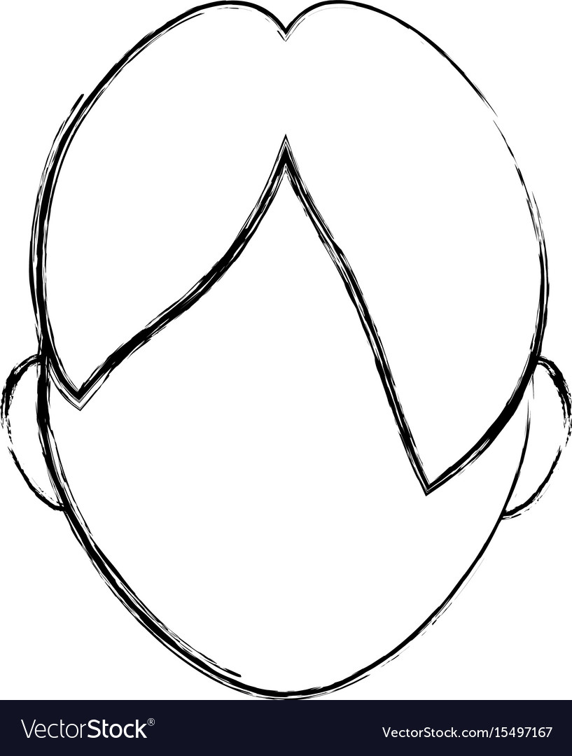 Guy faceless head Royalty Free Vector Image - VectorStock