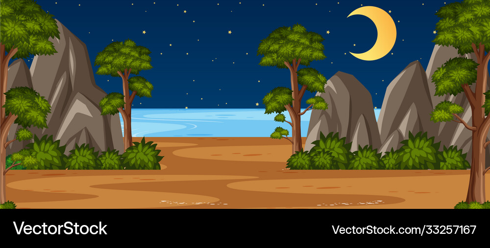 Horizon nature scene or landscape countryside Vector Image