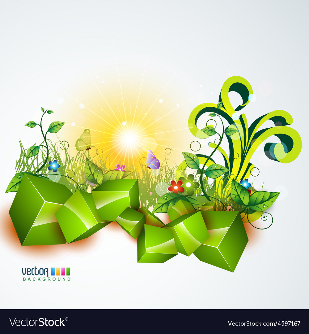 Nature background Royalty Free Vector Image - VectorStock