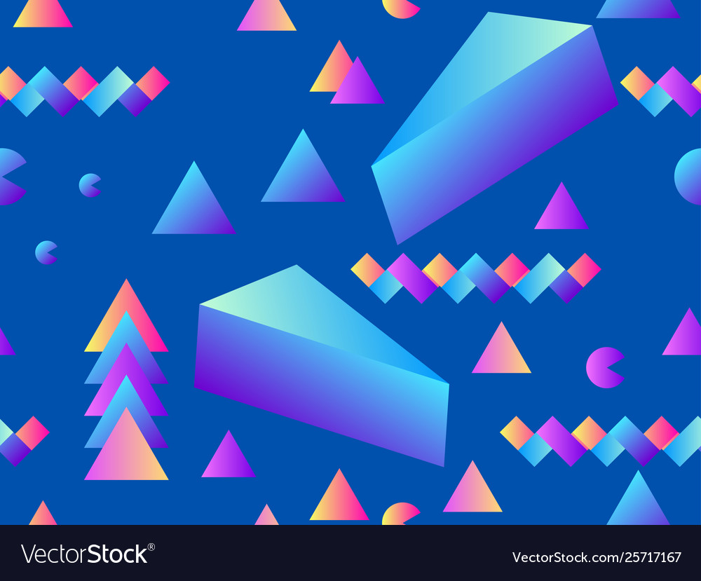Seamless pattern with geometric shapes Royalty Free Vector