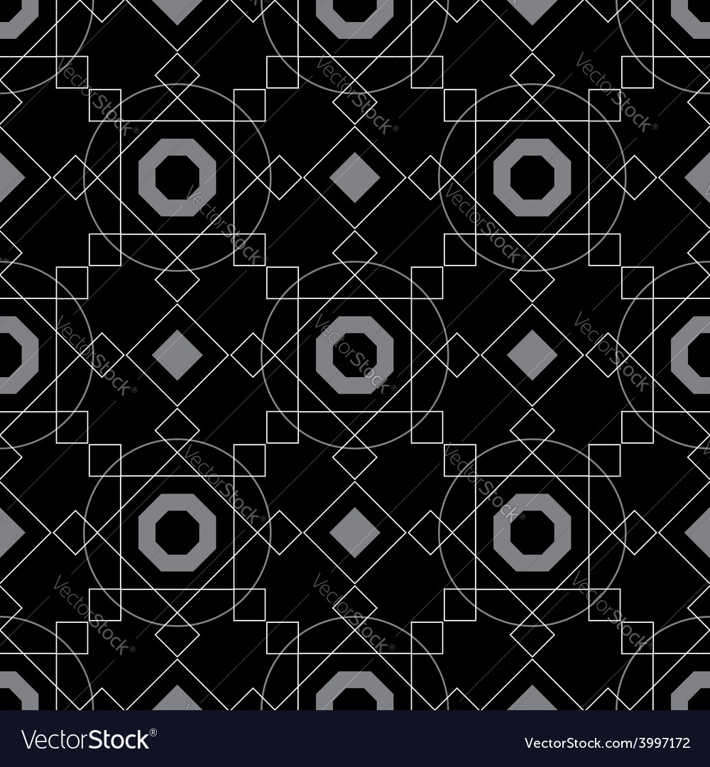 Abstract background geometric seamless pattern Vector Image