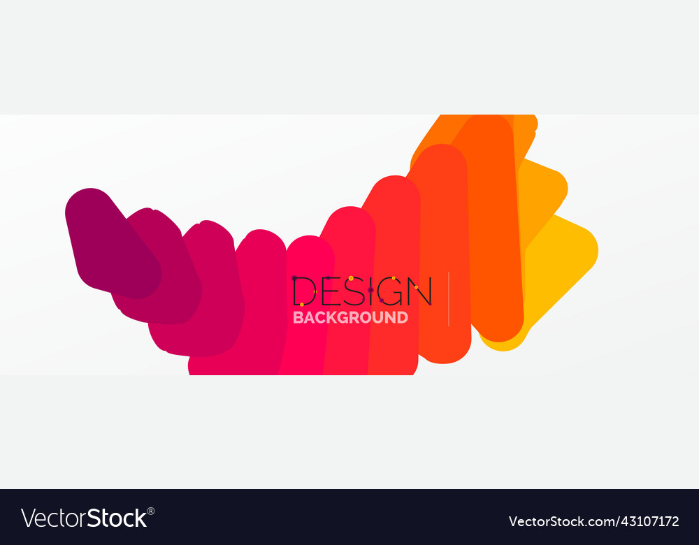 Background creative geometric shapes composition Vector Image