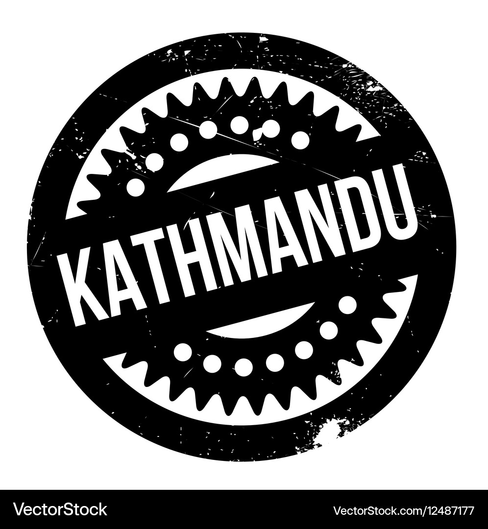 Kathmandu rubber stamp Royalty Free Vector Image