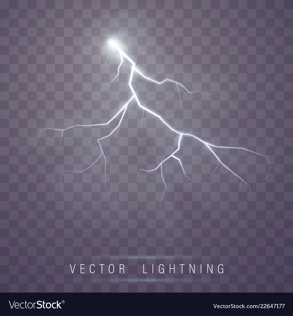 Lightning flash bolt Royalty Free Vector Image