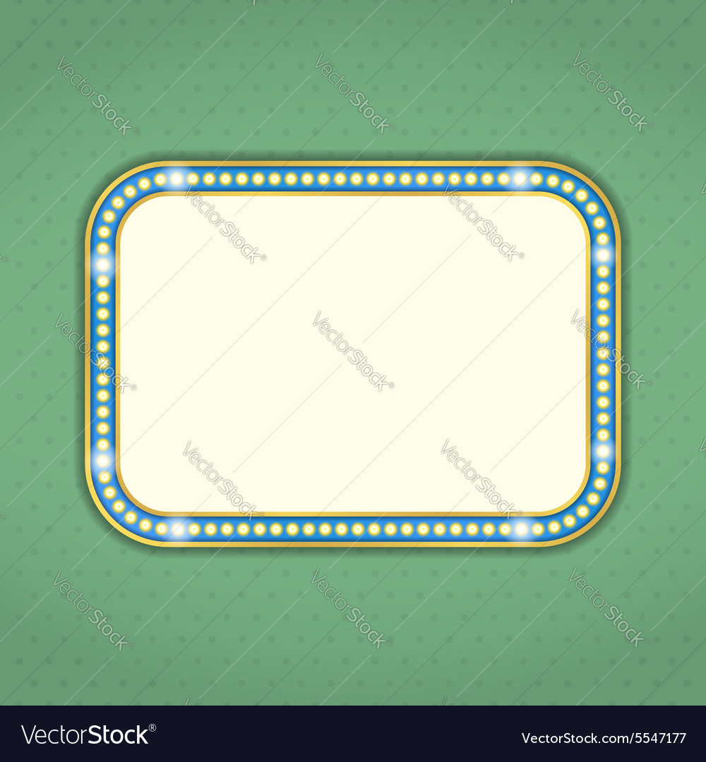 Retro frame Royalty Free Vector Image - VectorStock