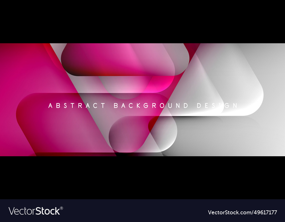 Shadow and light triangle background dynamic Vector Image