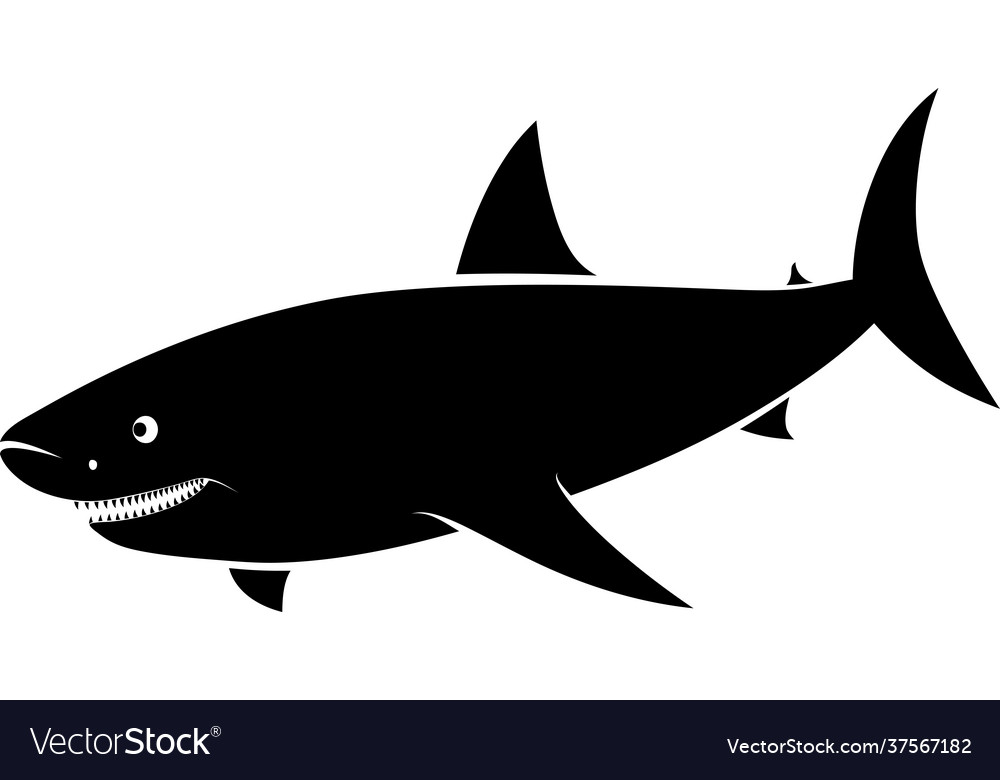 Shark Royalty Free Vector Image - VectorStock