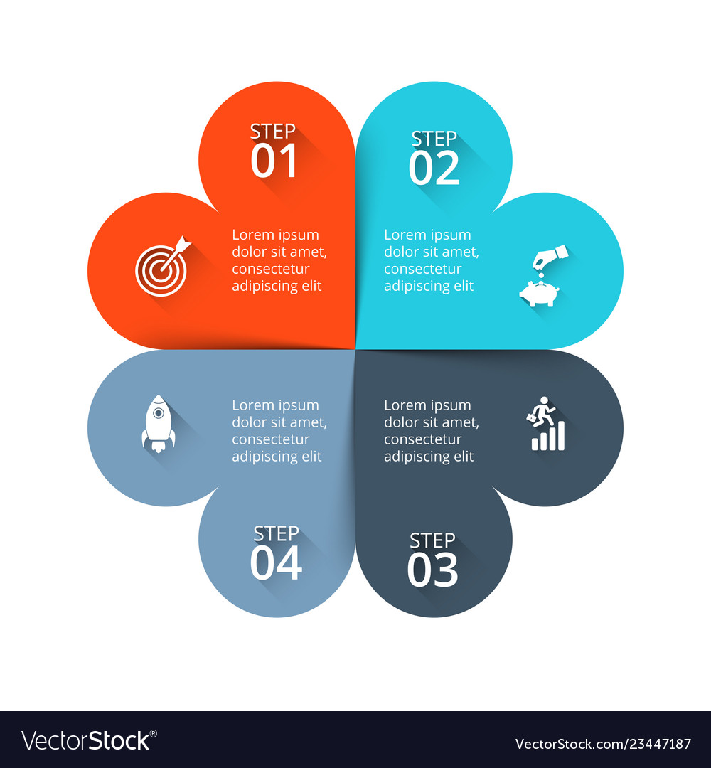 Business data visualization abstract cycle Vector Image Business data visualization abstract cycle Vector Image