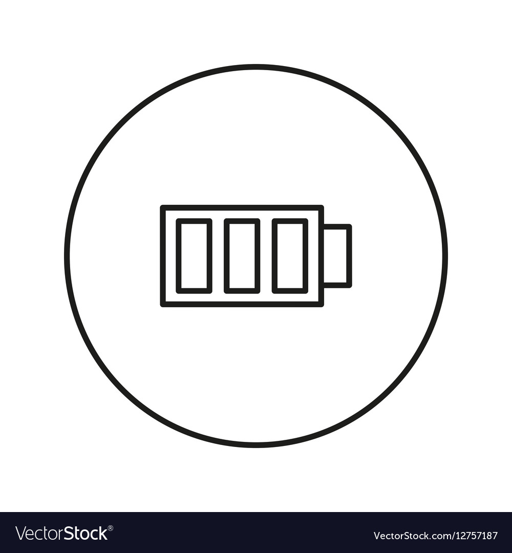Full battery icon Royalty Free Vector Image - VectorStock Full battery icon Royalty Free Vector Image - VectorStock