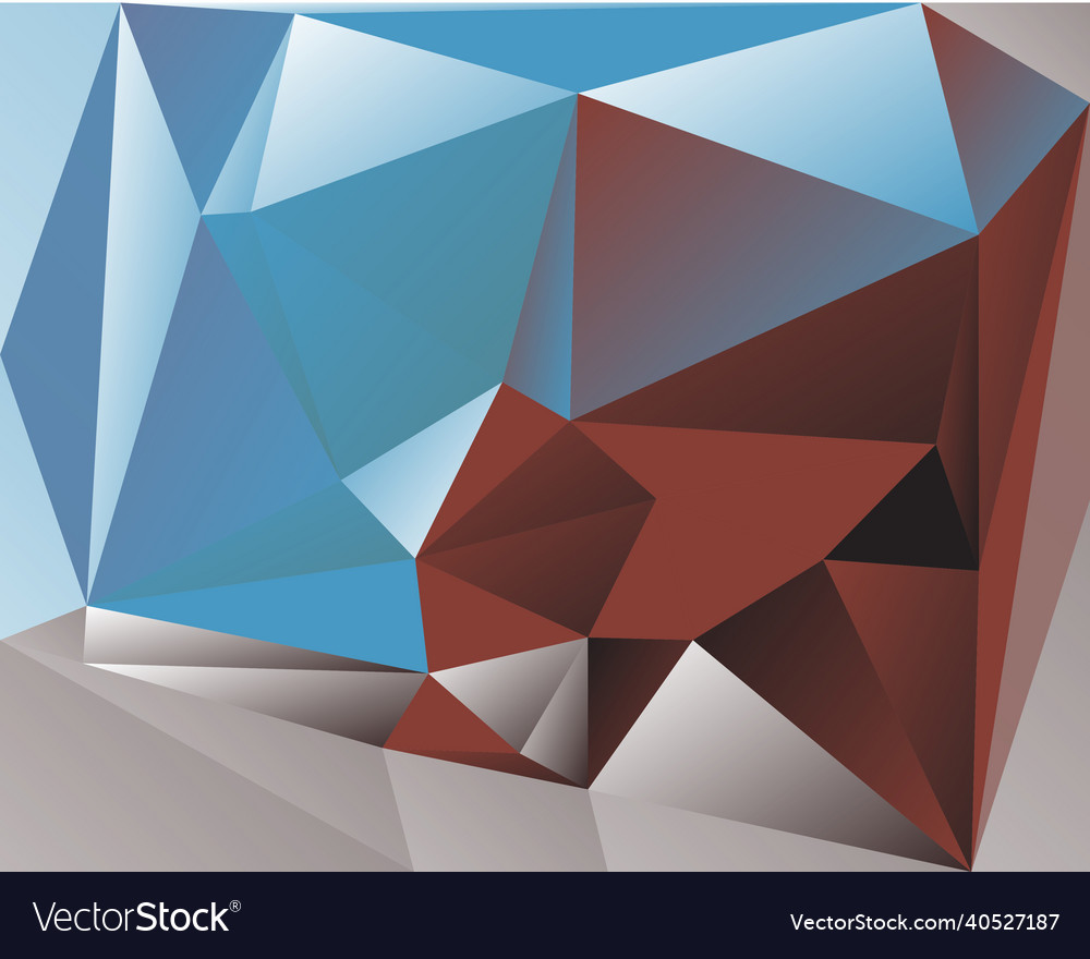 Polygonal abstract background Royalty Free Vector Image