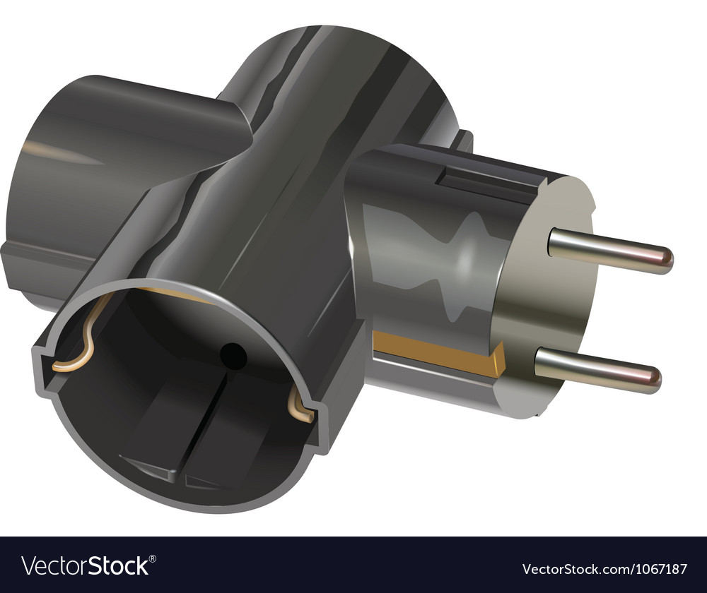 Power divider Royalty Free Vector Image - VectorStock