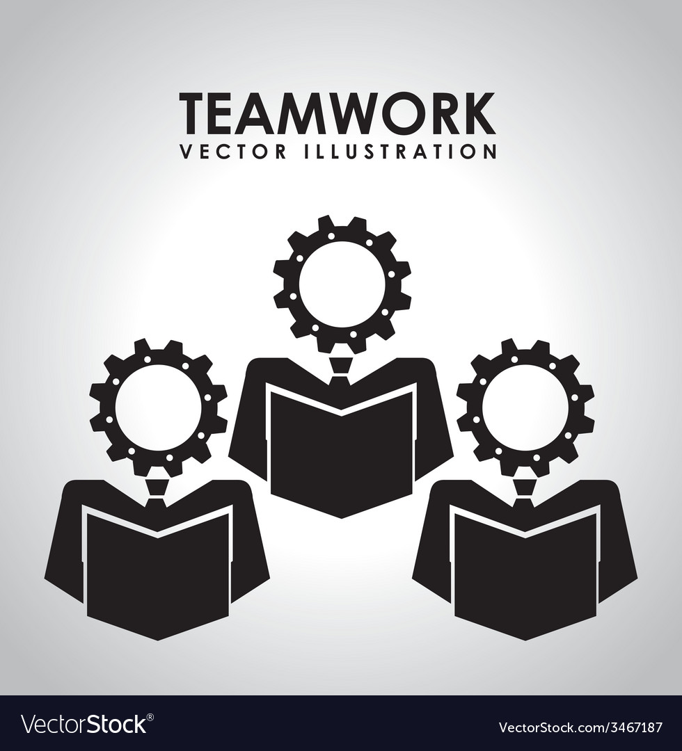 Teamwork design Royalty Free Vector Image - VectorStock
