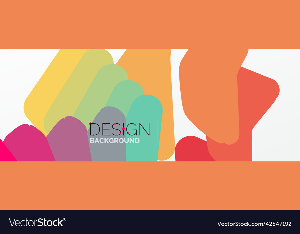 Background creative geometric shapes composition Vector Image