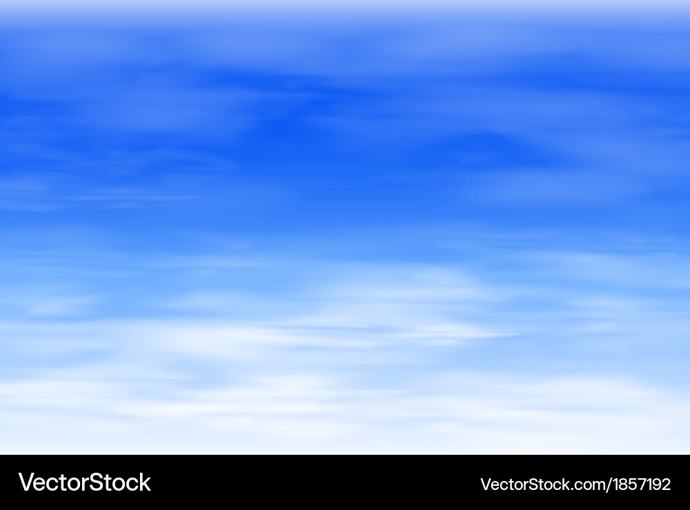 Blue sky background Royalty Free Vector Image - VectorStock