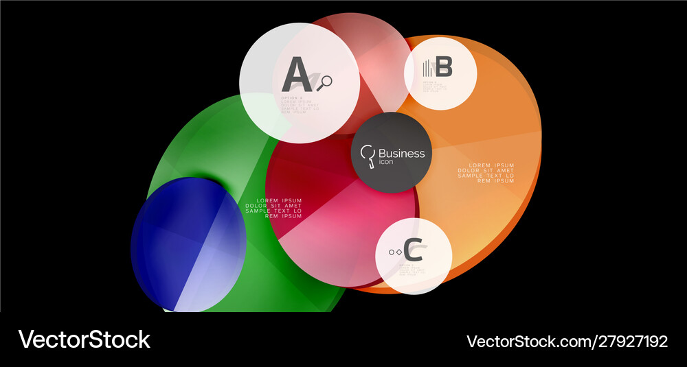 Modern advertising concept for wallpaper design Vector Image