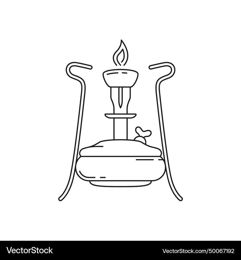 Primus line icon vintage metal device Royalty Free Vector