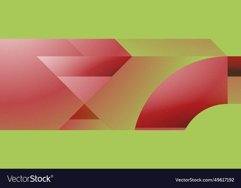 Simple geometric forms - dynamic geometric Vector Image