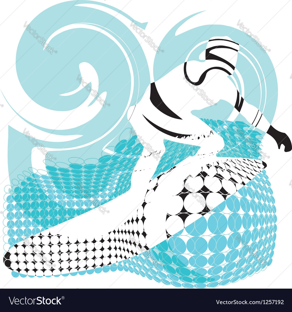 Surfer Royalty Free Vector Image - VectorStock