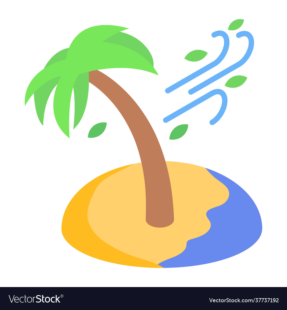 Wind storm Royalty Free Vector Image - VectorStock