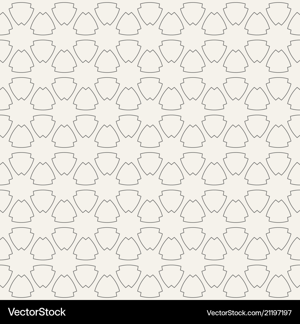 Abstract seamless pattern of geometric shapes Vector Image
