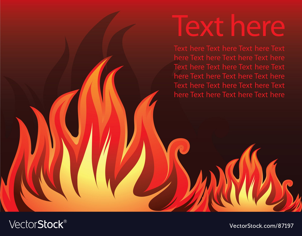 Fire Royalty Free Vector Image - VectorStock