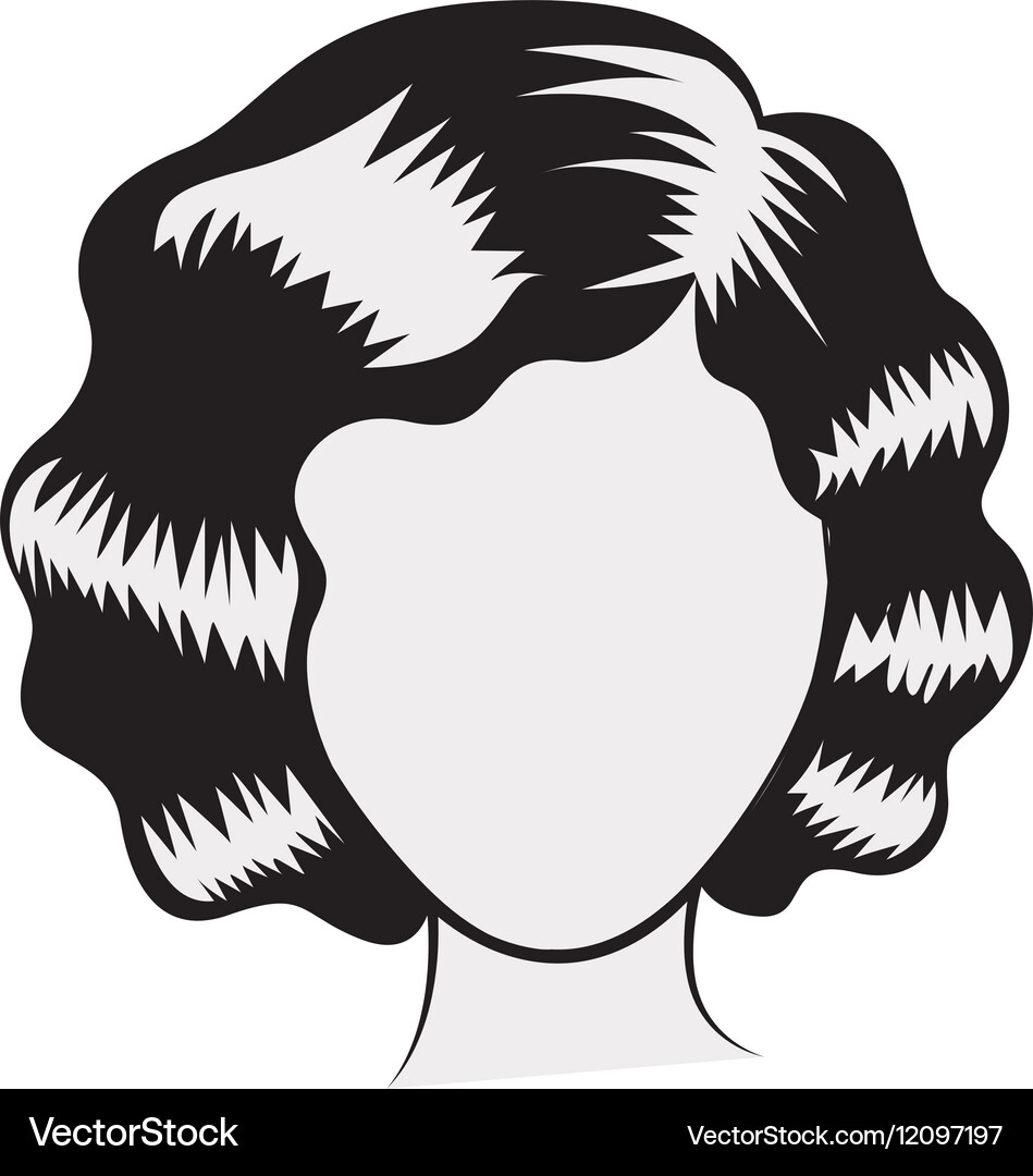 Isolated woman head design Royalty Free Vector Image