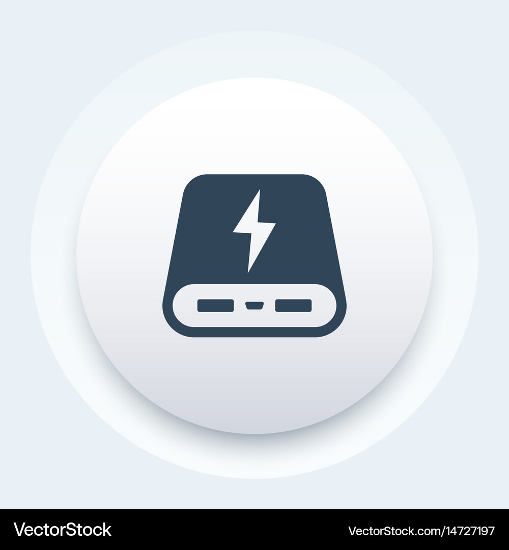Power bank icon sign Royalty Free Vector Image