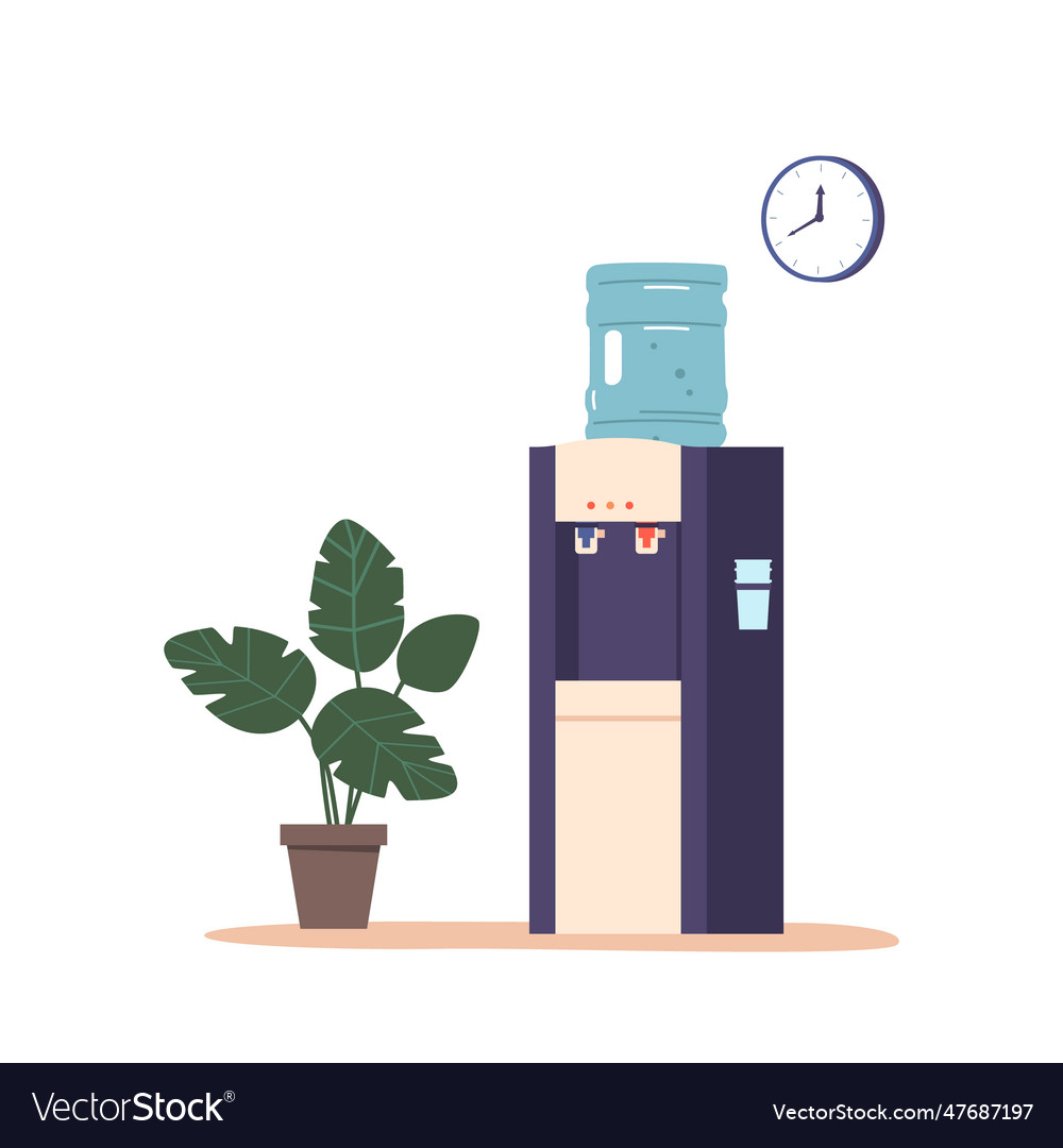 Refreshing and invigorating water cooler in office Refreshing and invigorating water cooler in office