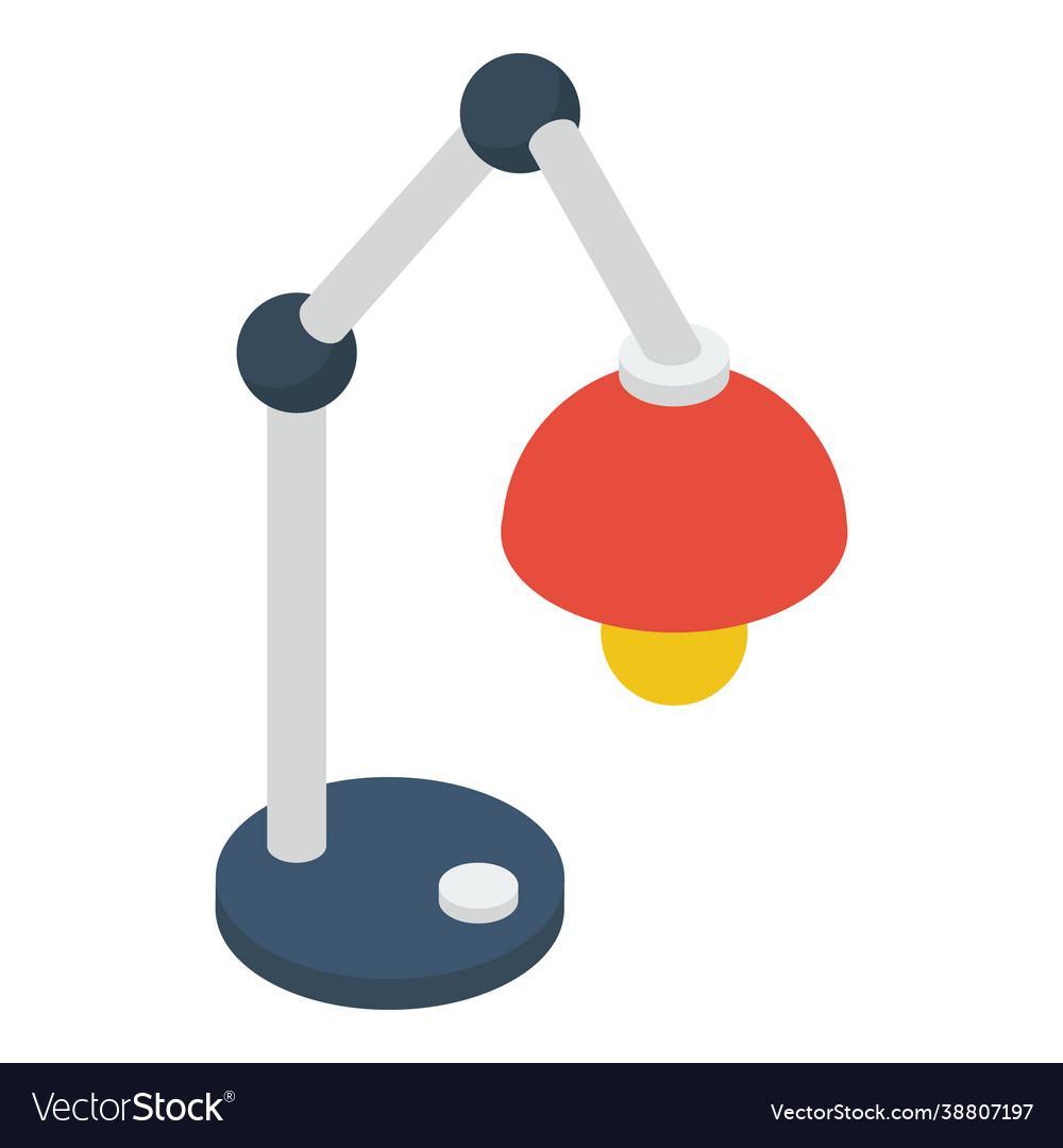 Table lamp Royalty Free Vector Image - VectorStock