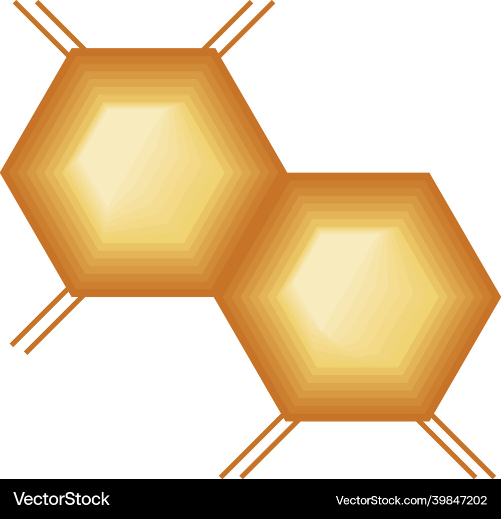 Atom molecule structure Royalty Free Vector Image