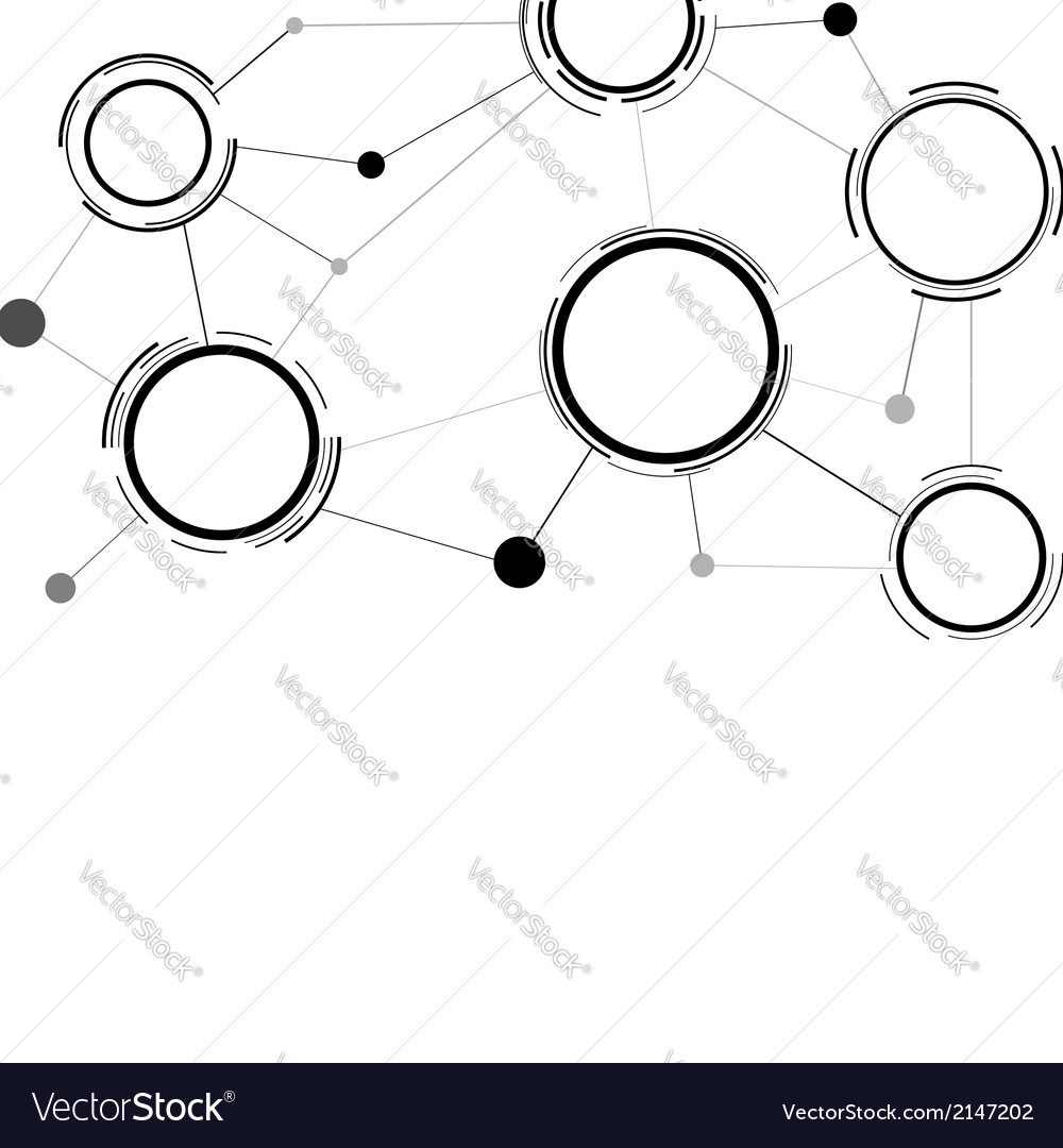 Communication creative abstract background Vector Image