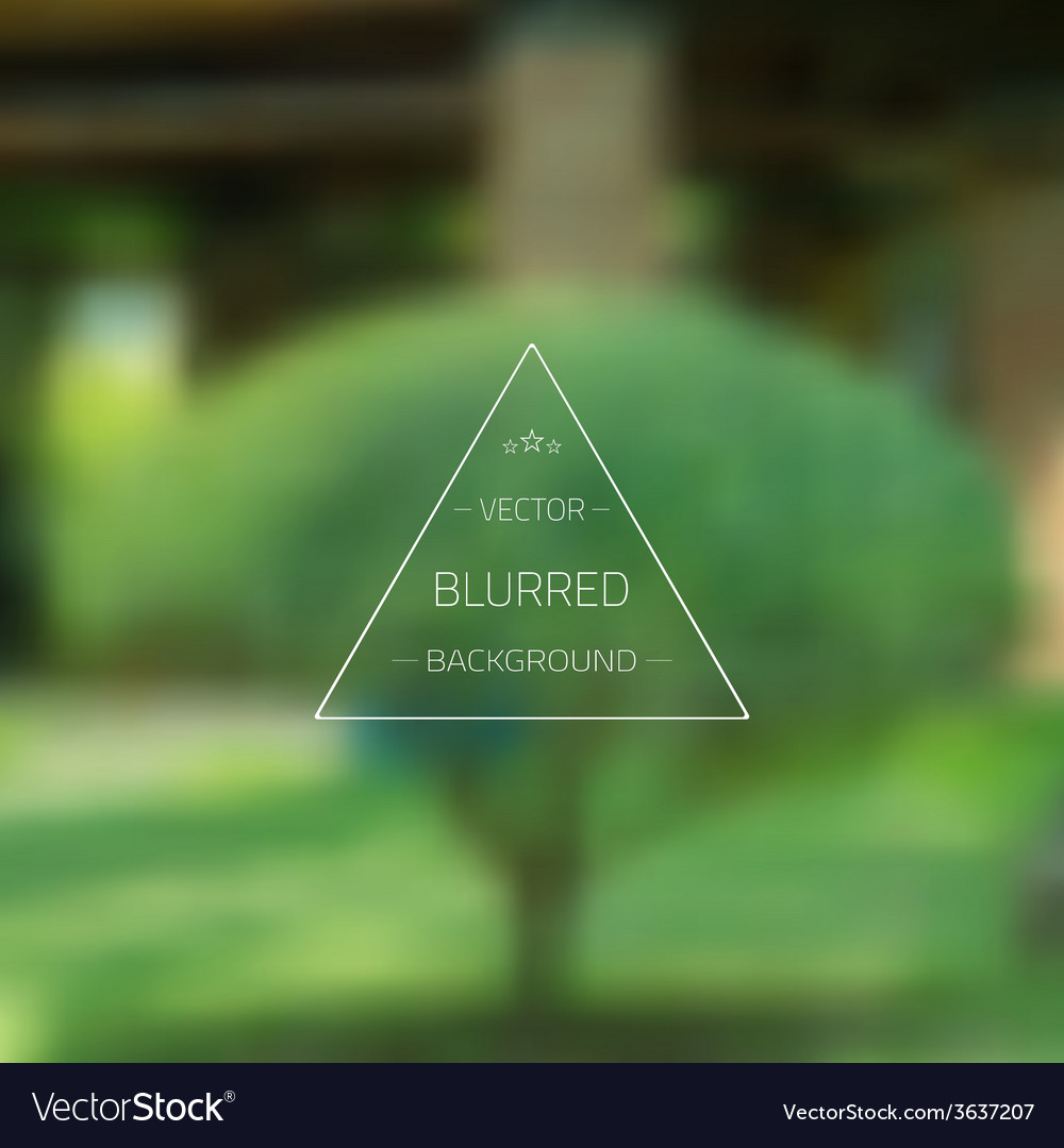 Abstract tree gradient mesh blurred background Vector Image