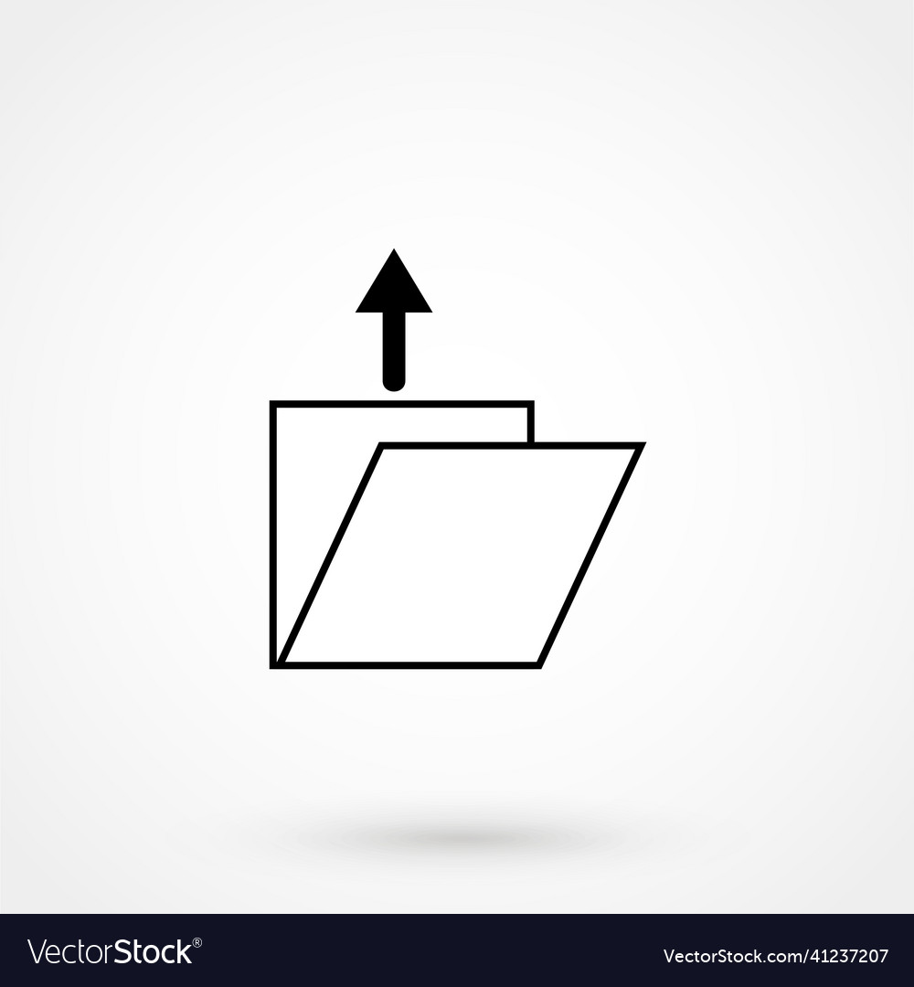 File folder icon Royalty Free Vector Image - VectorStock