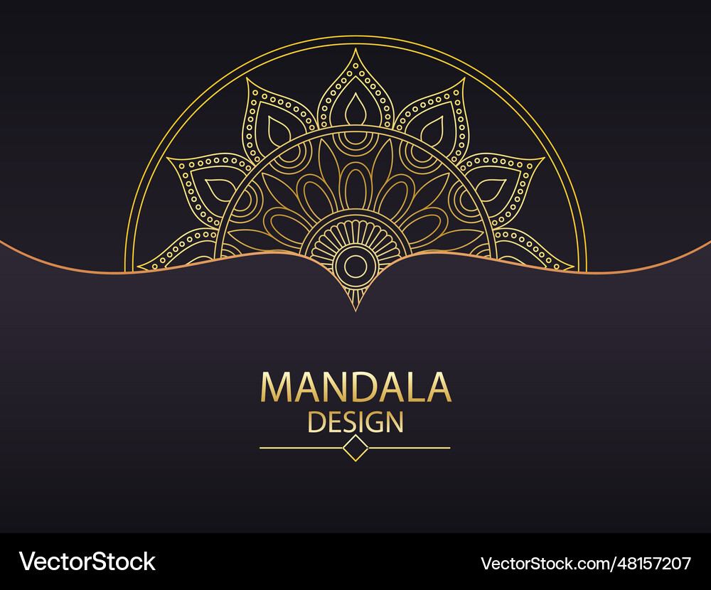 Simple mandalas for relaxation and meditation Vector Image