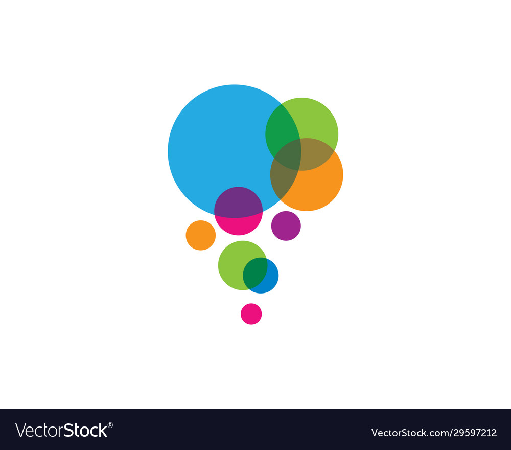 Bubble symbol Royalty Free Vector Image - VectorStock