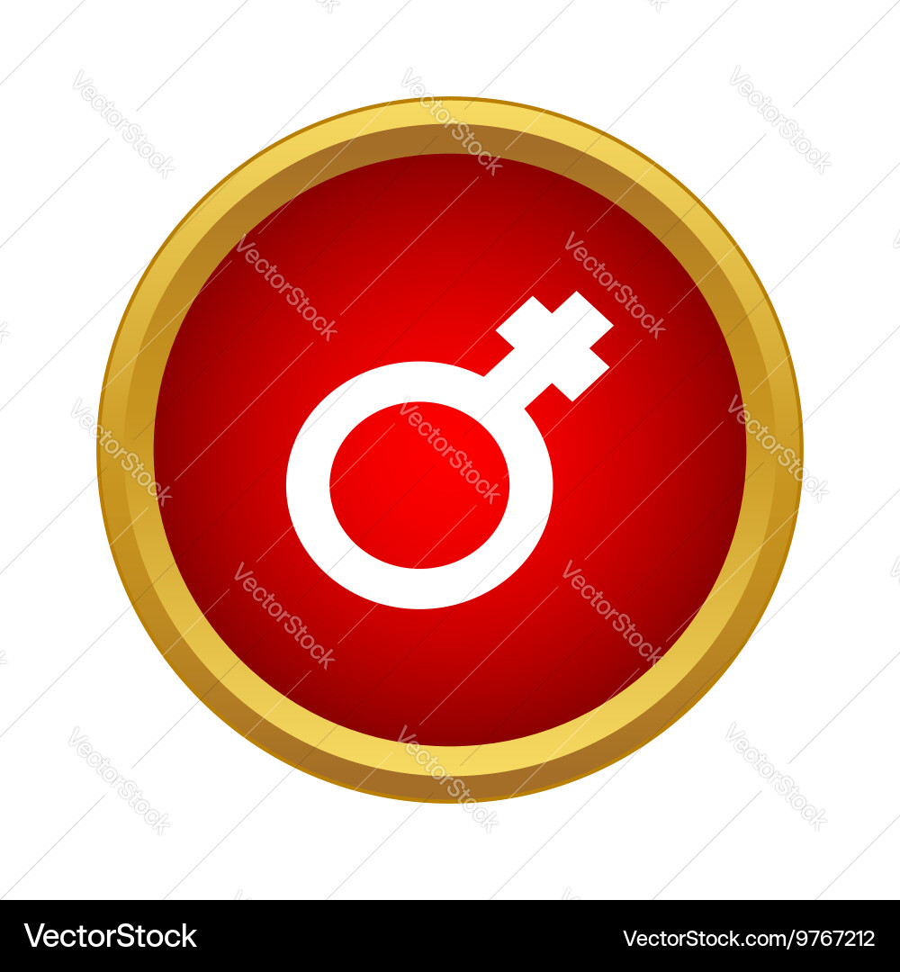 Female sign icon simple style Royalty Free Vector Image